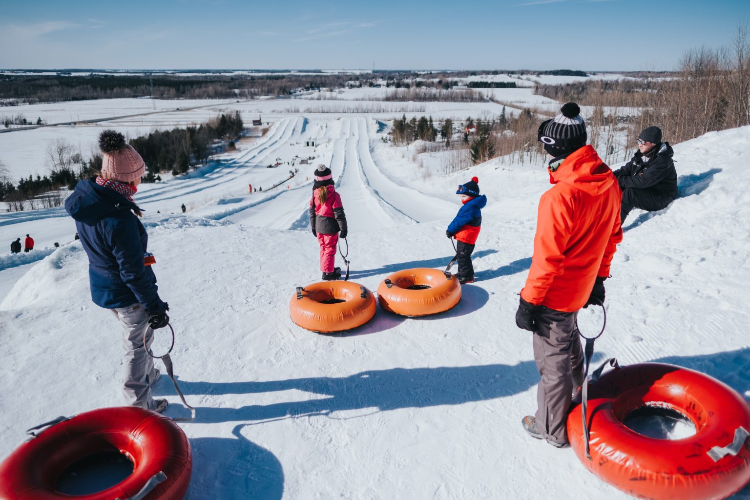 Glissades sur tube - Mont Gleason